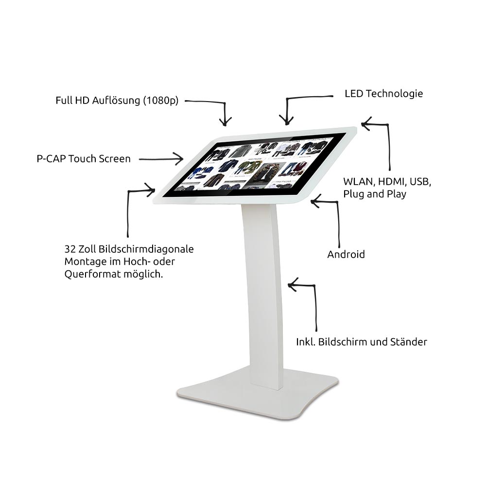 Kiosk Infoterminal günstig kaufen - inkl. Android